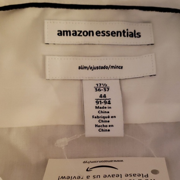 Amazon Essentials | Shirts | Amazon Essentials Long Slive Dress Shirt ...